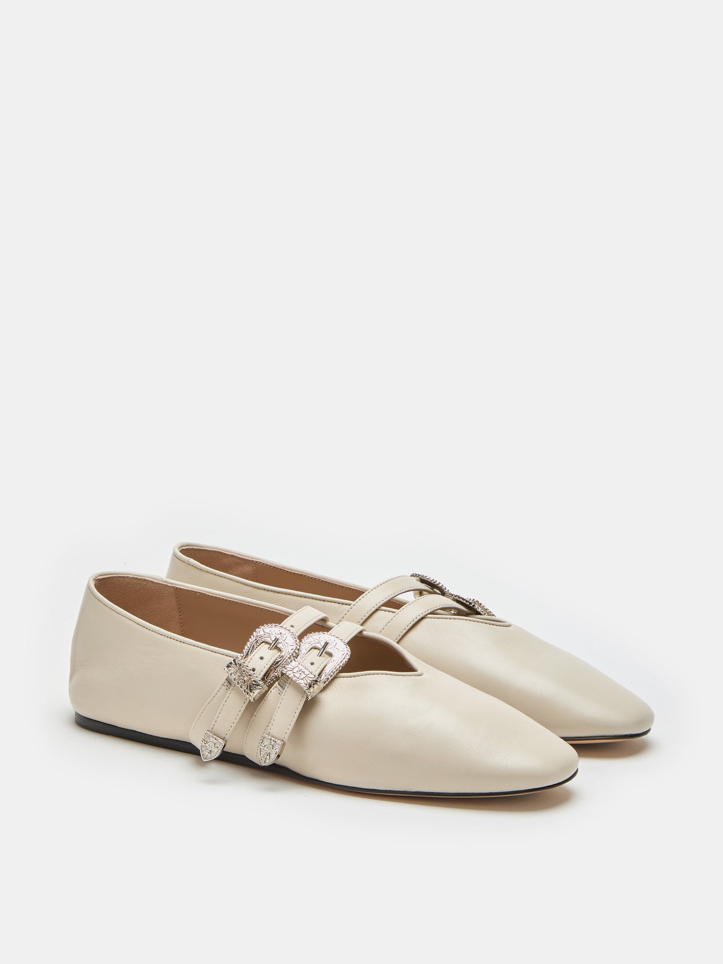 Classic Claudia / Ecru Leather