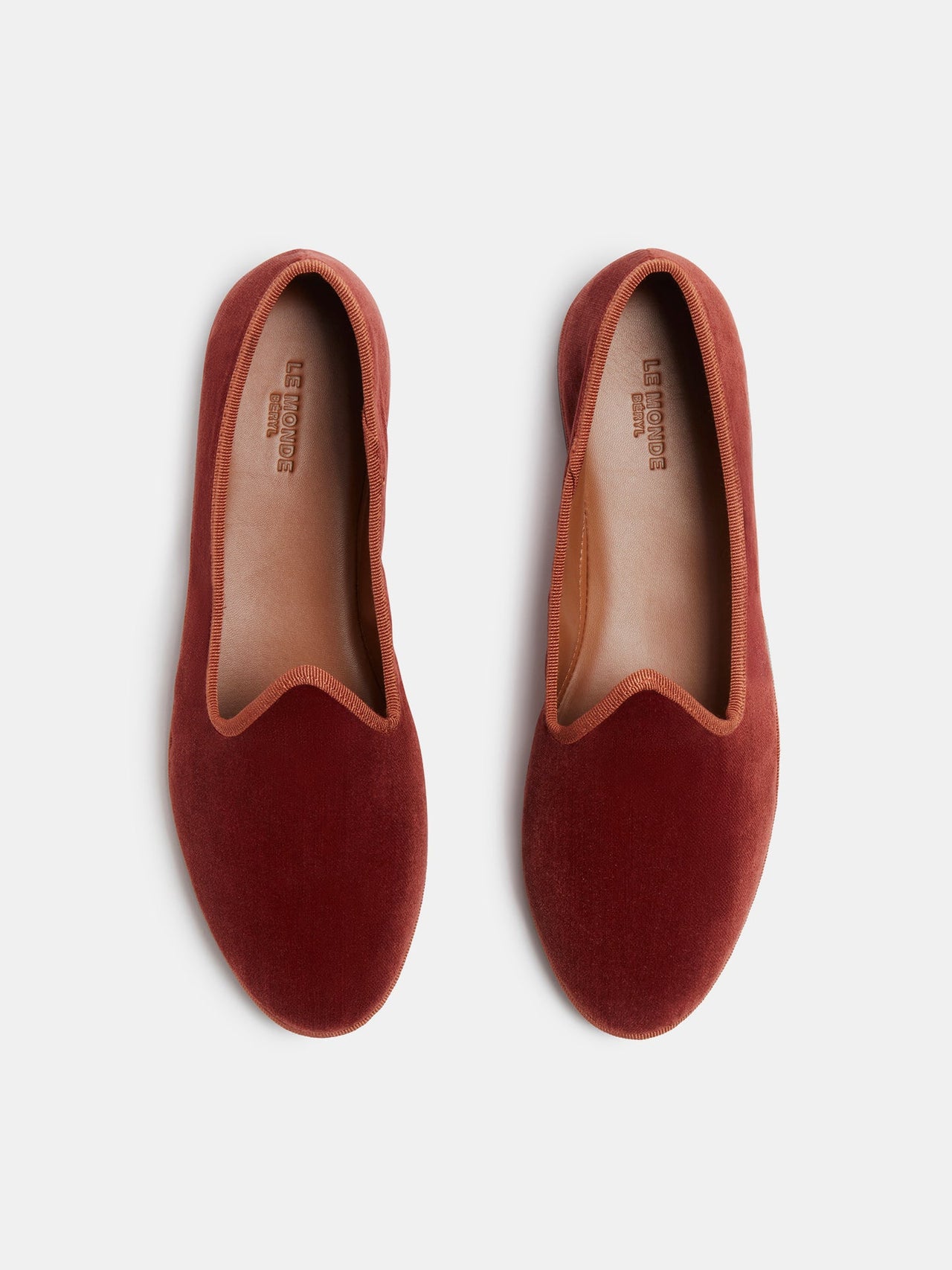 Soft Venetian Slipper / Brick Velvet